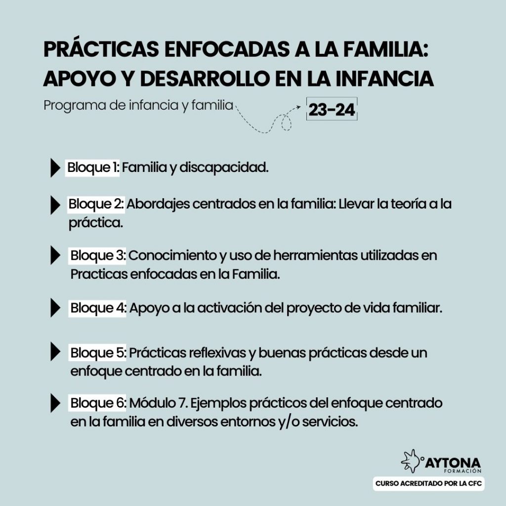 Modelo experto vs modelo centrado en la familia - Aytona Formación
